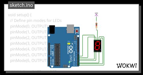 SEGMENT DISPLAY LPU Wokwi ESP STM Arduino Simulator