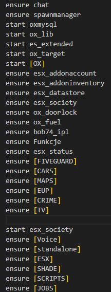 help needed with esx framework server issues with society accounts