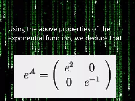 Matrix Exponential Pptx