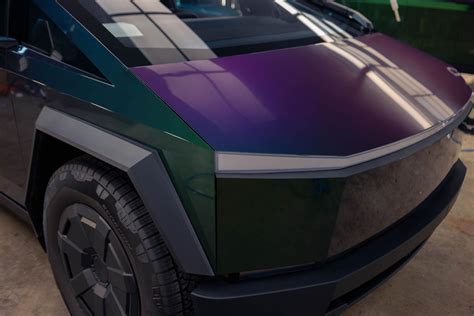 Tesla Cybertruck Color Shift Ppf Wrap Urban Multi Tone