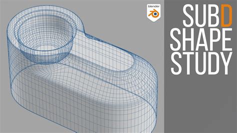 Hard Surface Modeling TUTORIAL - Subd Shape Study - YouTube