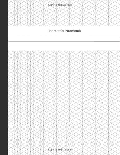 Isometric Notebook Isometric Graph Paper Notebook Isometric Paper 110 Pages 8 5 X 11