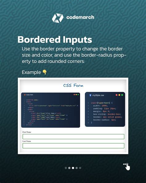 Css Forms Thread From Codemarch Codemarch Rattibha