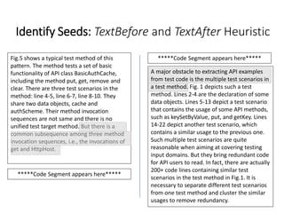 Mining Code Examples With Descriptive Text From Software Artifacts PPT