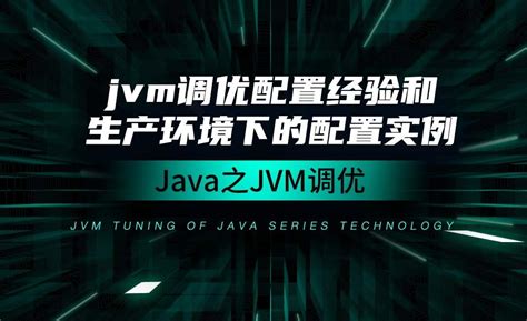 Jvm调优配置经验和生产环境下的配置实例 Java之jvm调优概述 编程开发教程java 虎课网