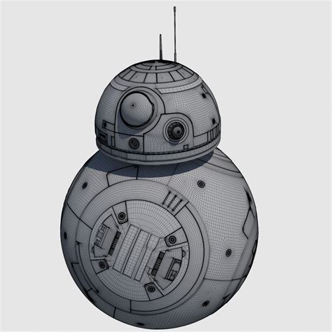 Bb8 Droid 3d Model 55 Fbx Obj Max Free3d