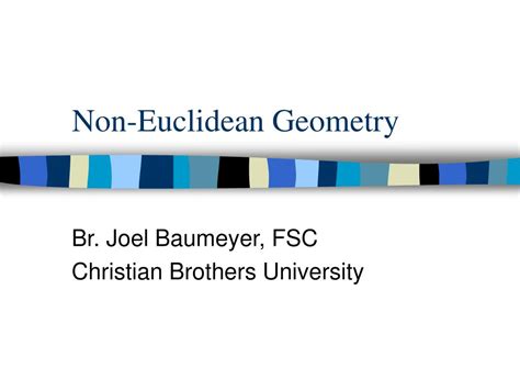 PPT Non Euclidean Geometry PowerPoint Presentation Free Download ID