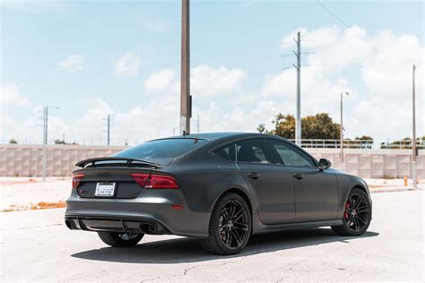 2016 Audi Rs7 Matte Black Mvp Charlotte Exotic Rentals