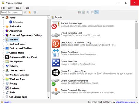 Winaero Tweaker For Windows 10 Peatix