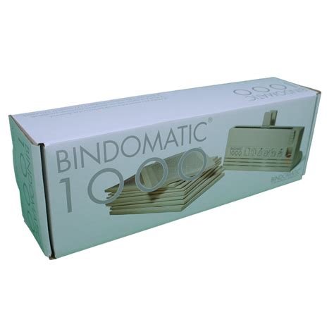 Bindomatic Accel Cube Document Binder Bindomatic Binding Efficiency