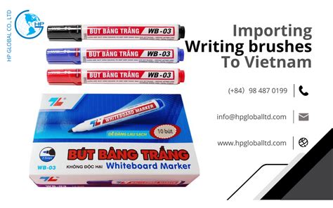 Import Duty And Procedures For Writing Brushes To Vietnam Hp
