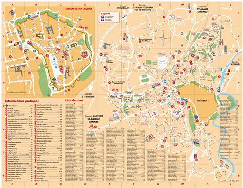 Map Of Dinan