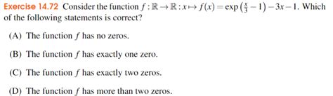 Solved Exercise 1472 ﻿consider The Function