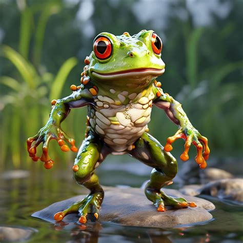 Frog Sprite By Luxa Playground