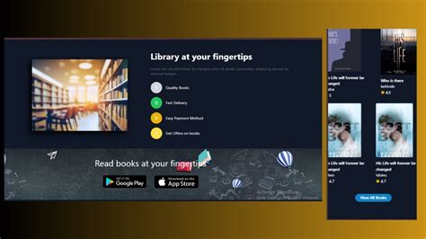 🔥complete Responsive Book Store App Youtube