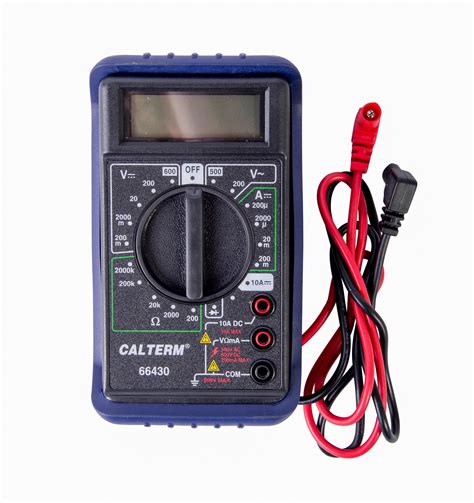 Function Range Digital Multimeter W Megohm Input Impedance Tests AC DC Voltage DC