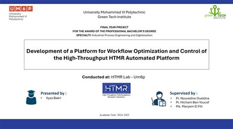 Internship Automation Chemistry Htmr Digitalization Chemspeed