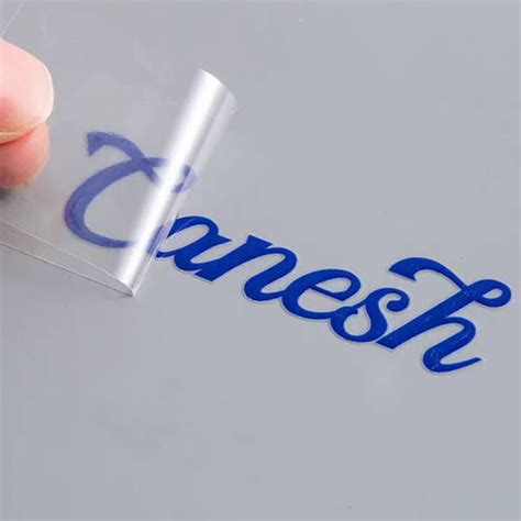 Custom Metallic 3d Transfer Label Decal Stickers