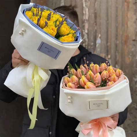 러시아 라운드 부케 장식 종이 꽃 포장지 방수 꽃 포장 플로리스트 용품 도매 20 개 Aliexpress