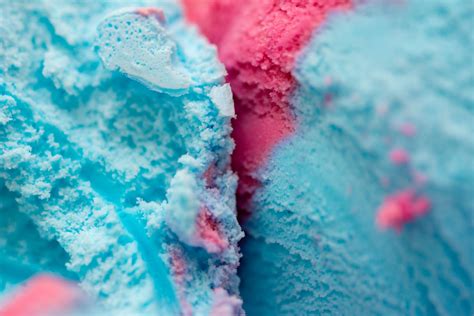 Blue Cotton Candy Ice Cream