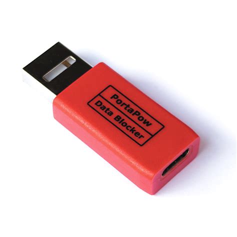 USB A To C Data Blocker PortaPow