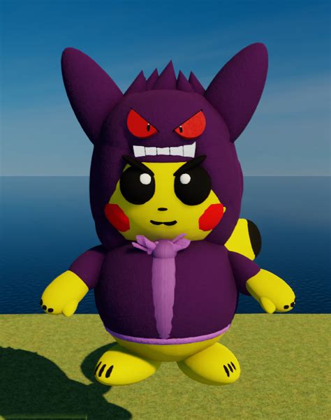 Pikachu Gengar Outfit By Moltres 3dxchat Sharing