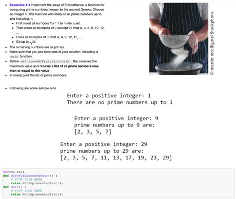 Solved • Excercise 4 Implement The Sieve Of Eratosthenes
