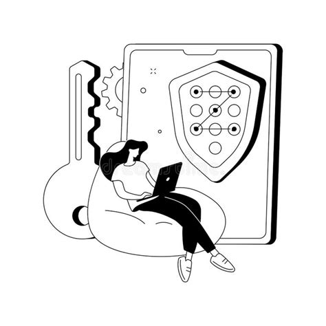 Secure Web Traffic Abstract Concept Vector Illustration Stock Vector