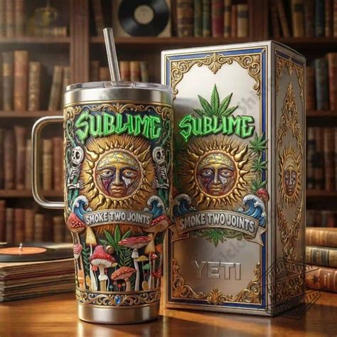 Sublime Smoke Two Joints Tumbler With Handle Hickorymoments