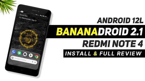 BananaDroid For Redmi Note Android L Install Full Review YouTube