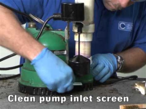 Simple Sump Pump Maintenance Youtube