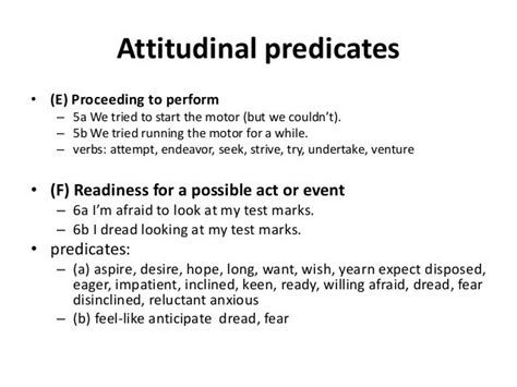 Predicates And Its Types