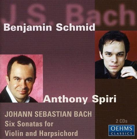 Js Bach Six Sons For Vn And Hpd Music And Performance Cd
