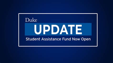 Duke Student Assistance Fund Now Open For Applications Duke Today
