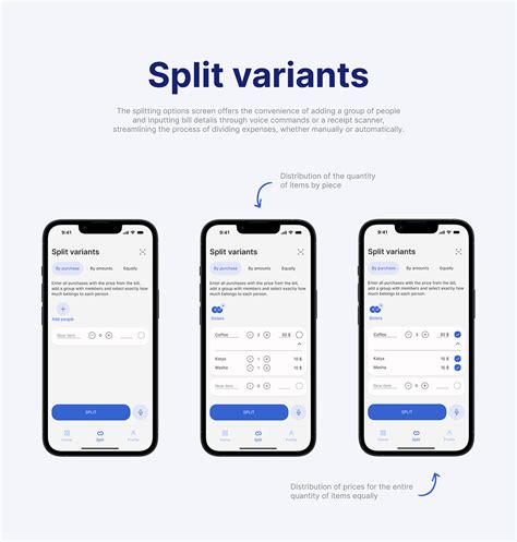 Mobile Split App Ux Ui Design On Behance