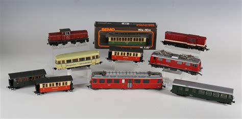 A Collection Of Bemo Gauge Hoe Hom Railway Items Including Two