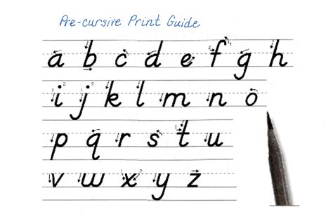 Pre Cursive Print Guide Read Psalm 119