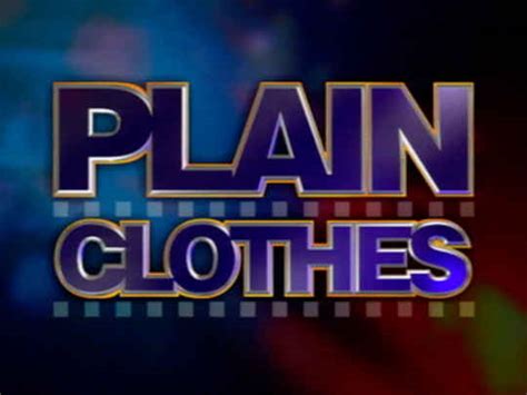Plainclothes First Episode Television Nz On Screen