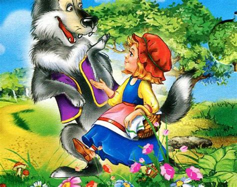 Красная шапочка и волк картинка №10864