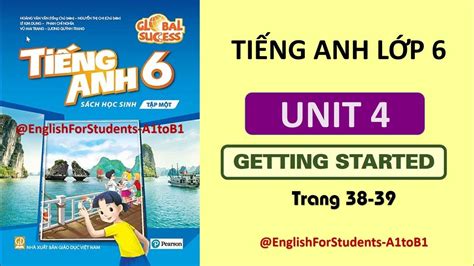 TiẾng Anh Lớp 6 Unit 4 Getting Started Trang 3839