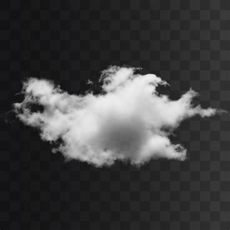 투명한 배경에 분리된 구름 Png 프리미엄 Psd 파일
