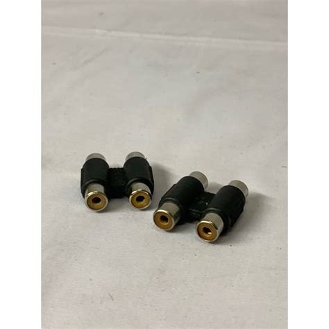 Jual HF ELECTRONIC Jack Sambung Konektor RCA To RCA Connector H RCA Female 2 Way Shopee