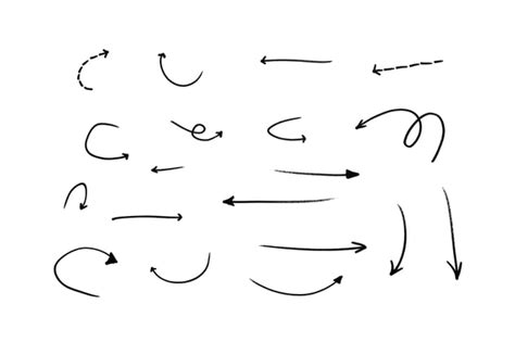 100 Marker Arrow Overlay Backgrounds Textures Ft Hand Drawn Arrows