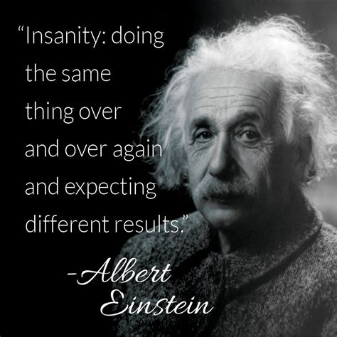 Albert Einstein Madness Quotes Davhy
