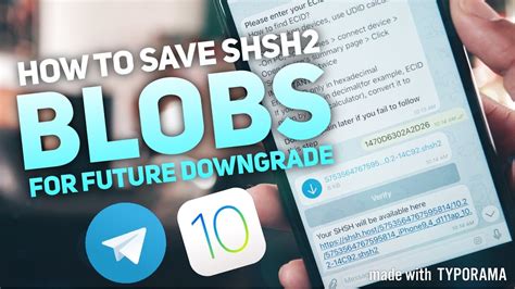 how to save shsh2 blobs 2017 easiest way youtube