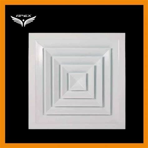 Powder Coated Square Aluminium Ceiling Diffuser For Hvac At Rs 777piece In Ghaziabad