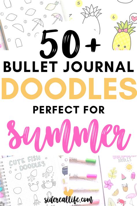 Summer Bullet Journal Doodles 50 Ideas To Try Artofit
