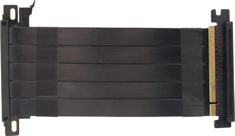 Zhaagrj Pcie 40 X16 Riser Cable High Speed Flexible Double Sided 180