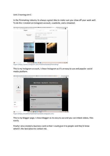 Unit 2 Learning Aim D Docx
