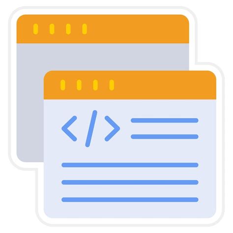 Premium Vector Programming Icon